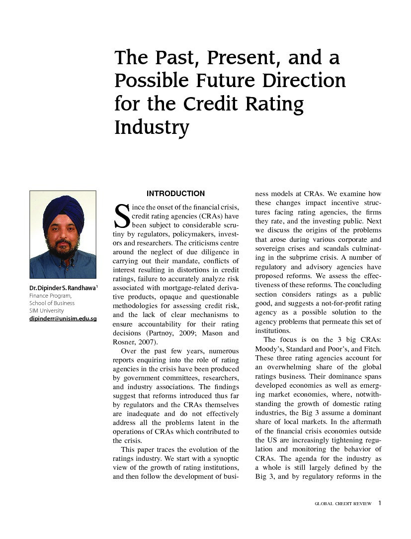 Global Credit Review | GCR | CRI